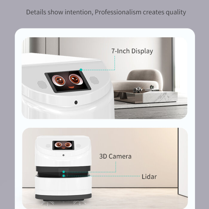 Snail. Commercial Clean Robot Mopping Sweep Robot. - Robotplace