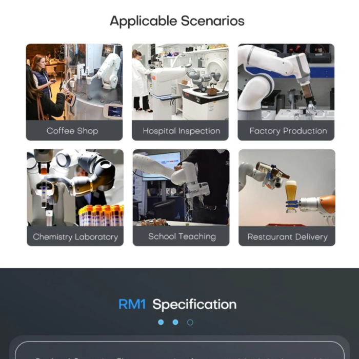 Reeman Cobots 6 Axis Collaborative Robot Arm Collaborative Coffee Robot ...